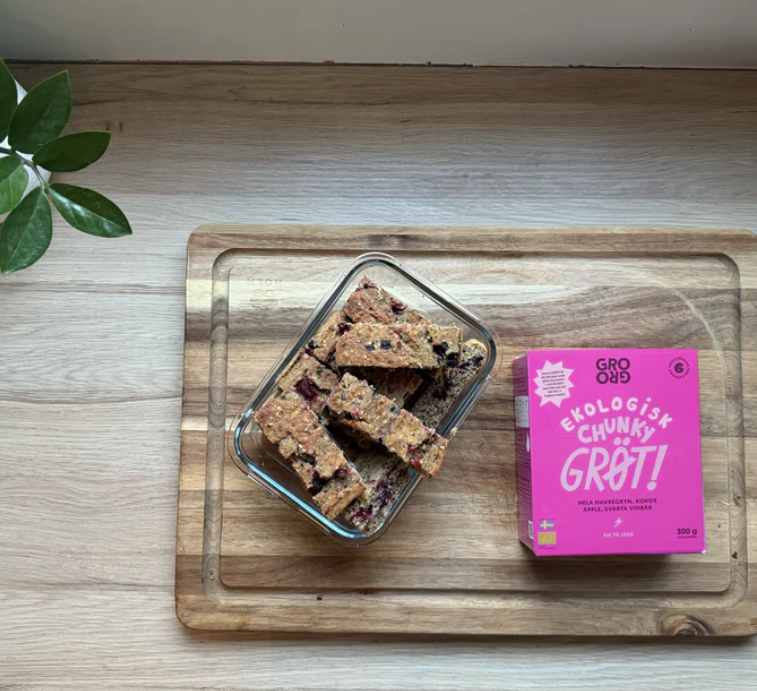 Naturligt järnrika grötpinnar från 6 månader – GroGro Sverige